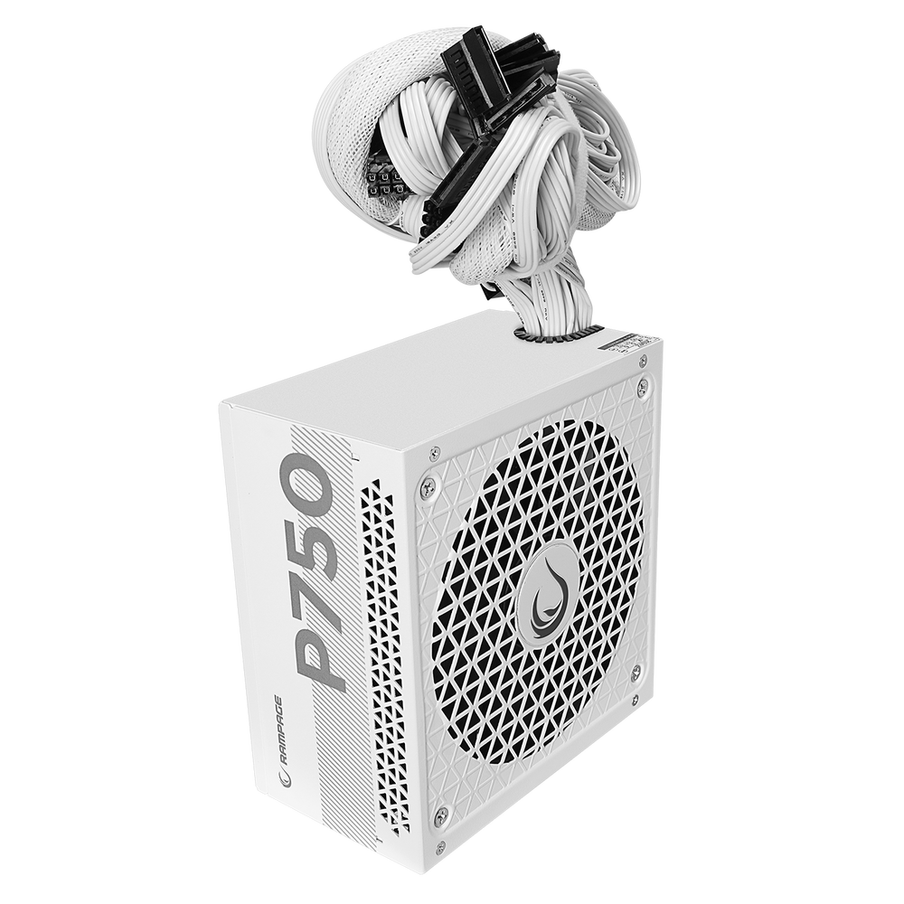 P750 750W 80+ Gold Aktif Pfc PC Power Supply-Beyaz – Rampage