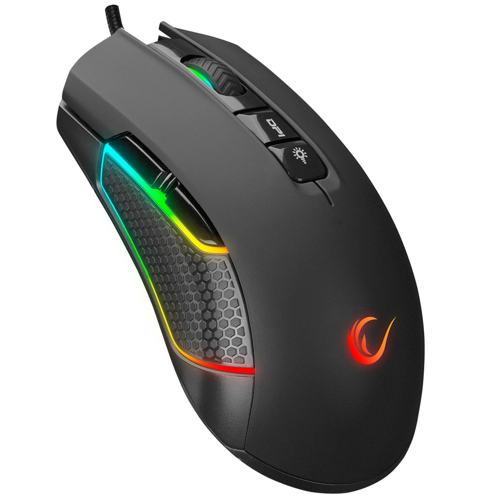 SMX-R600 PYTHON Usb Siyah 12400dpi Gaming Oyuncu Mouse – Rampage