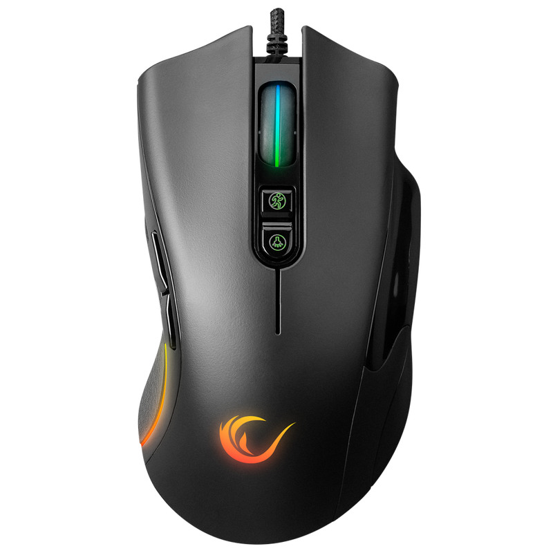 SMX-R22 PHOENIX Siyah 7 Tuşlu RGB 7200DPI Gaming Oyuncu Mouse – Rampage