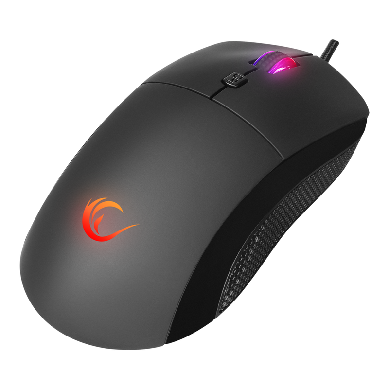 RADIANT M1 Makrolu Siyah 7200 dpi RGB Aydınlatmalı Gaming Oyuncu Mouse ...
