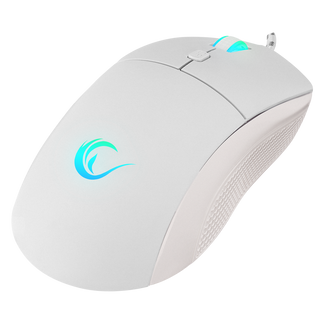 Radiant M1 Makrolu 7200 dpi RGB Oyuncu Mouse-Beyaz – Rampage