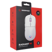 Radiant M1 Makrolu 7200 dpi RGB Oyuncu Mouse-Beyaz – Rampage
