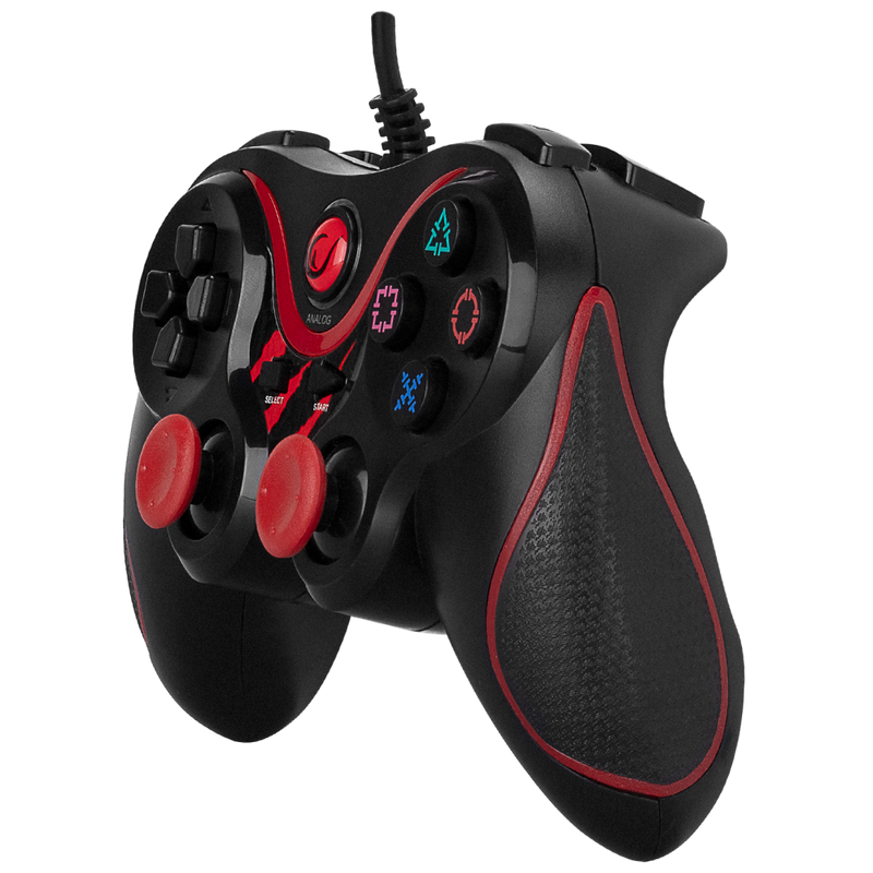 SG-R601 PS3/PC Kırmızı USB 1.8m Joypad – Rampage
