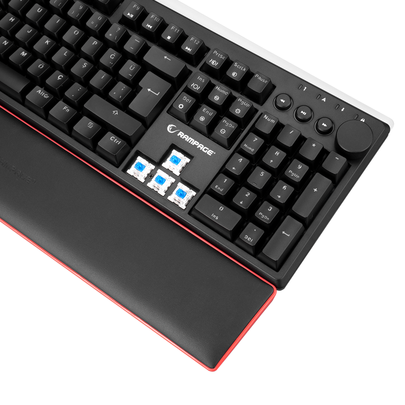 Kb-R97 X-Tracer Usb Blue Switch Türkçe Mekanik Oyuncu Klavyesi-Siyah ...
