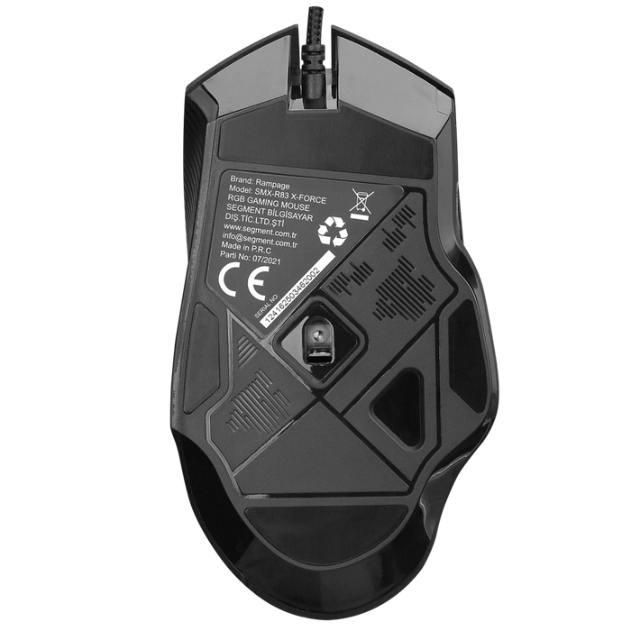 Smx-R83 X-Force 10000 Dpi RGB Oyuncu Mouse-Siyah – Rampage