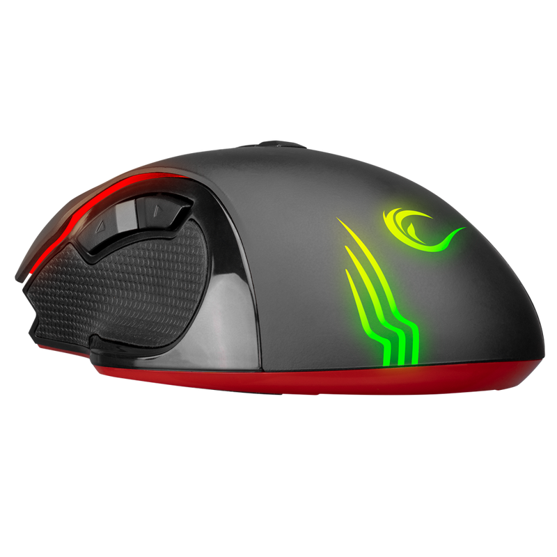 Smx-G38 Claw 7 Makro Tuşlu RGB 12800 Dpi Oyuncu Mouse – Rampage