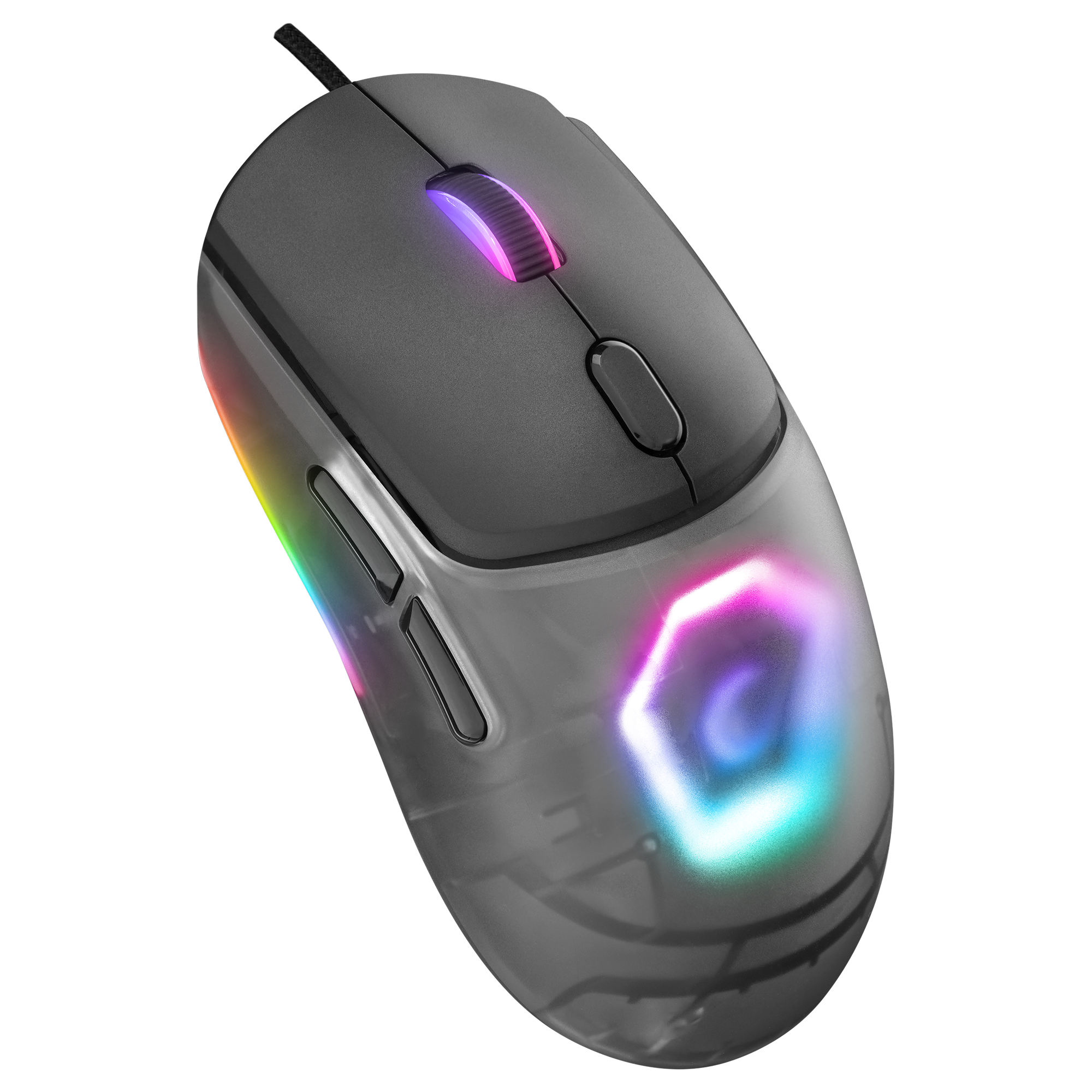 Hyalo M1 Siyah Değiştirilebilir 3 Kapaklı RGB 12000 DPI Gaming Oyuncu ...