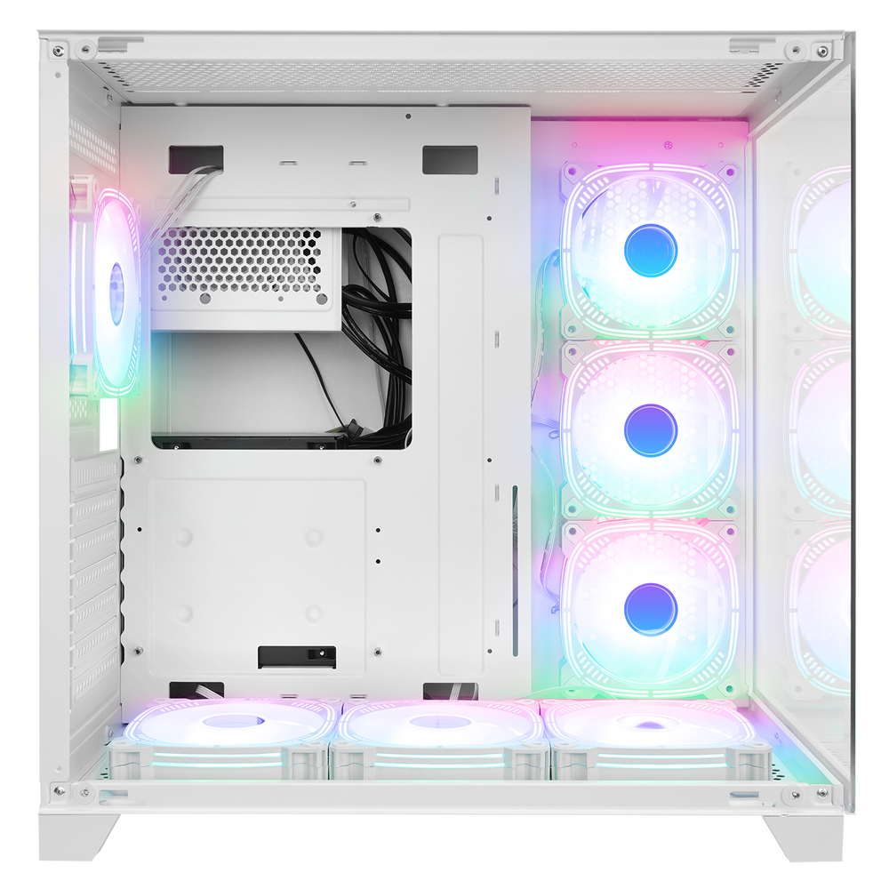 Arcturus 750W 80 Plus Bronze Atx Mid-T Oyuncu Kasası-Beyaz – Rampage